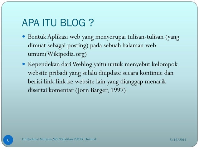 01 pengertian blog | PDF
