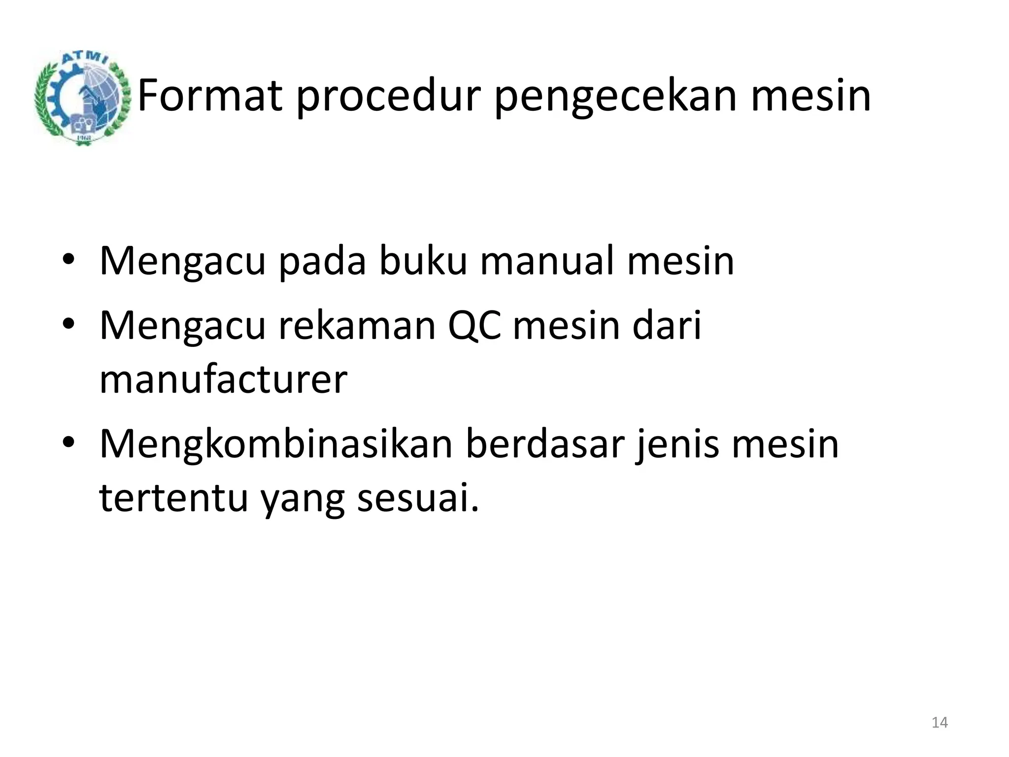 01 Pengetesan dan pengukuran mesin perkakas - Copy.ppt