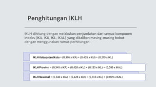 Penghitungan Indeks Kualitas Tutupan Lahan | PDF