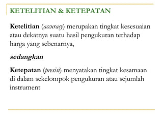 01 pengukuran dan kesalahan1 | PPT