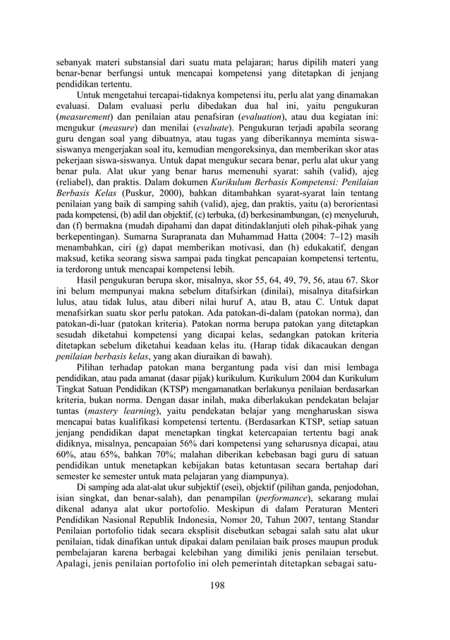 01 penilaian portofolio (slamet soewandi) | PDF