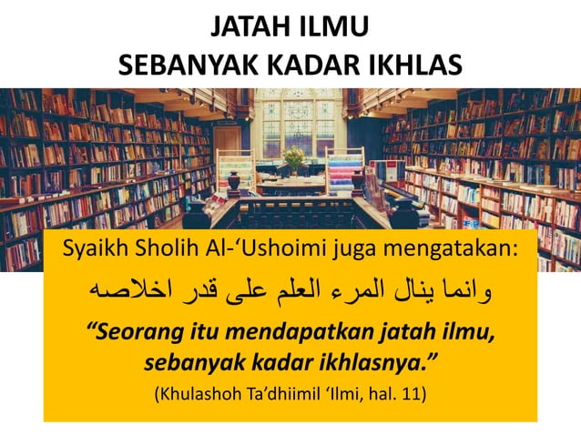 01 pentingnya niat yang benar nasihat ustadz | PPT 01 pentingnya niat yang benar nasihat ustadz | PPT