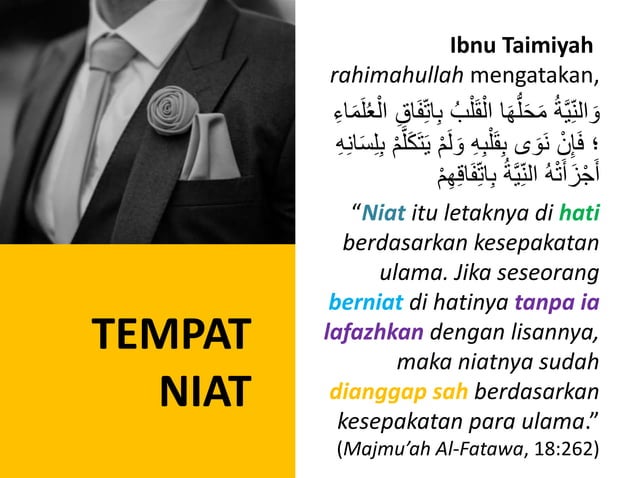 01 pentingnya niat yang benar nasihat ustadz | PPT 01 pentingnya niat yang benar nasihat ustadz | PPT