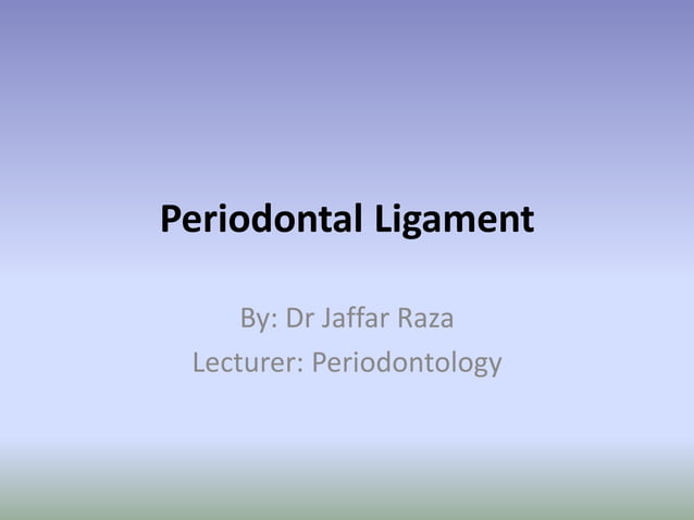periodontal ligament | PDF