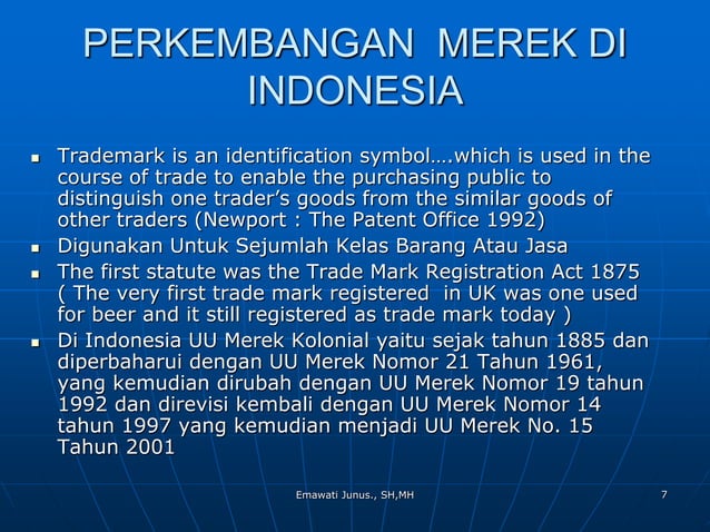 01 PERLINDUNGAN HUKUM MEREK DI INDONESIA (1).ppt
