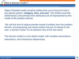 01 persistence and domain modeling | PPT | Databases | Computer Software and Applications