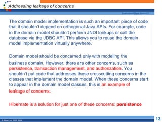 01 persistence and domain modeling | PPT | Databases | Computer Software and Applications