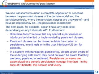 01 persistence and domain modeling | PPT | Databases | Computer Software and Applications