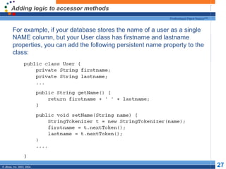 01 persistence and domain modeling | PPT | Databases | Computer Software and Applications