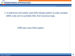 01 persistence and domain modeling | PPT | Databases | Computer Software and Applications
