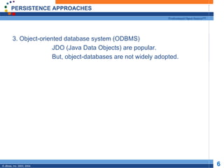 01 persistence and domain modeling | PPT | Databases | Computer Software and Applications