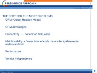 01 persistence and domain modeling | PPT | Databases | Computer Software and Applications