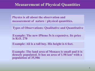 01 physical quantities | PPTX