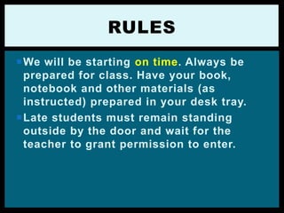 01 physics class orientation | PPTX