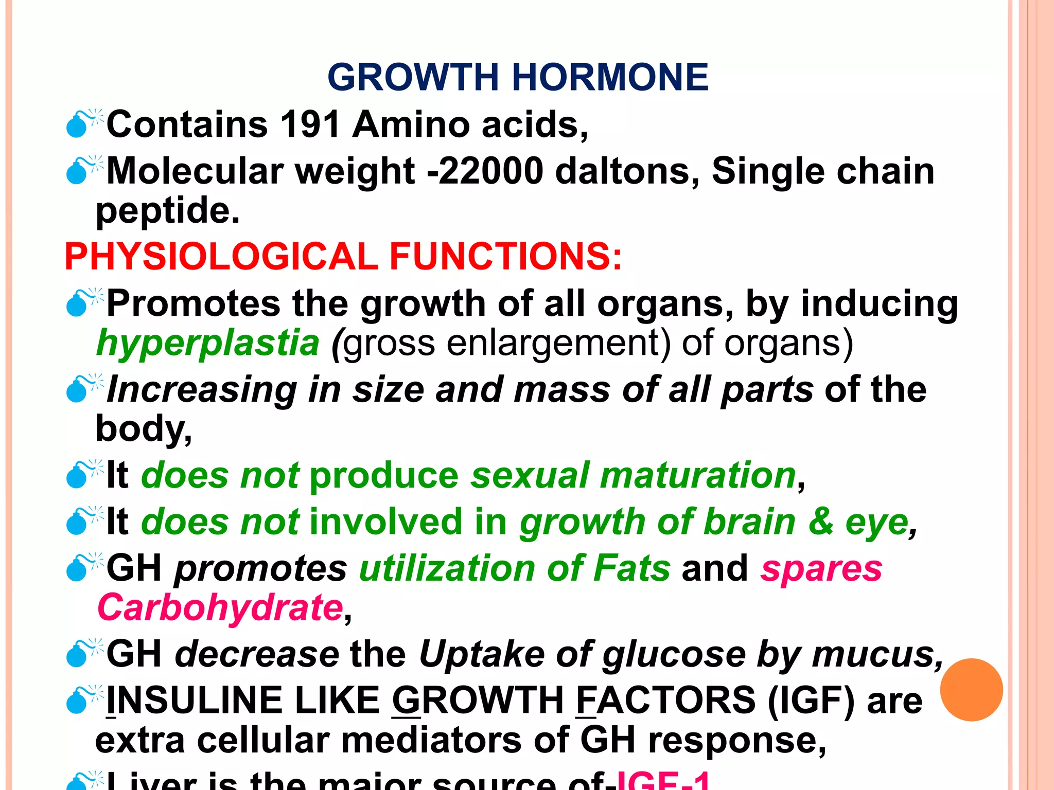 GROWTH HORMONE - PITUITARY GLAND | PPT
