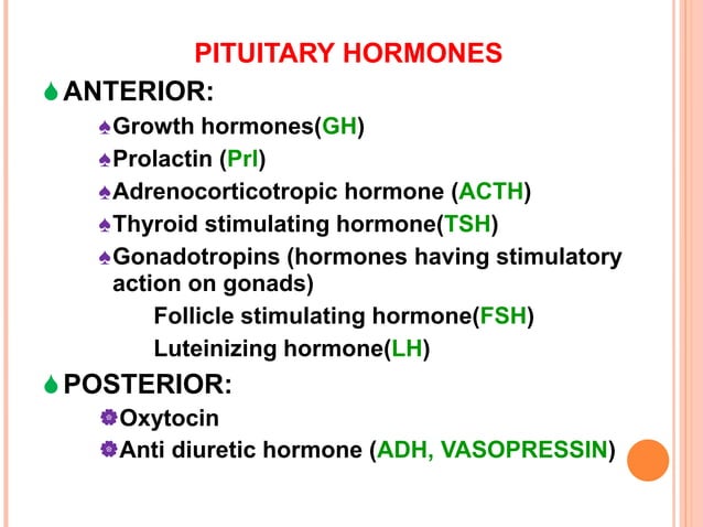 GROWTH HORMONE - PITUITARY GLAND | PPT