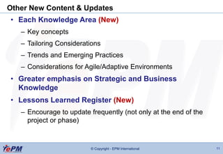 PMBOK® Guide Sixth Edition Update | PPTX