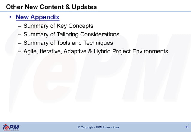 PMBOK® Guide Sixth Edition Update | PPTX