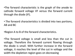 01 pn junction diode characteristics prp | PPTX