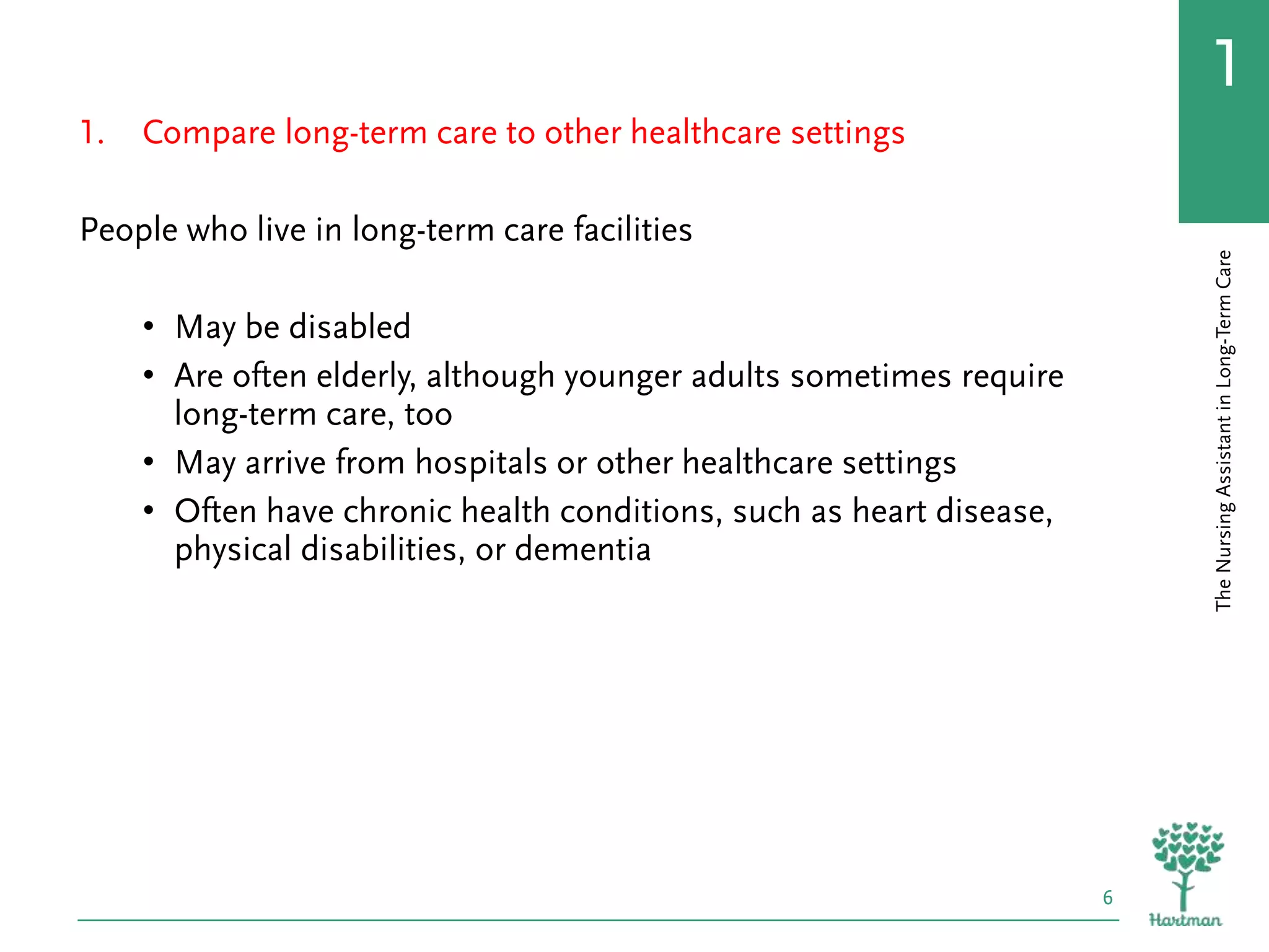 01 ppt hartman's nursing assistant care the basics 5e | PPTX