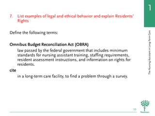 01 ppt hartman's nursing assistant care the basics 5e | PPTX