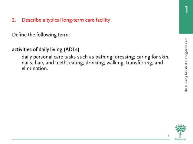 01 ppt hartman's nursing assistant care the basics 5e | PPTX | Health ...