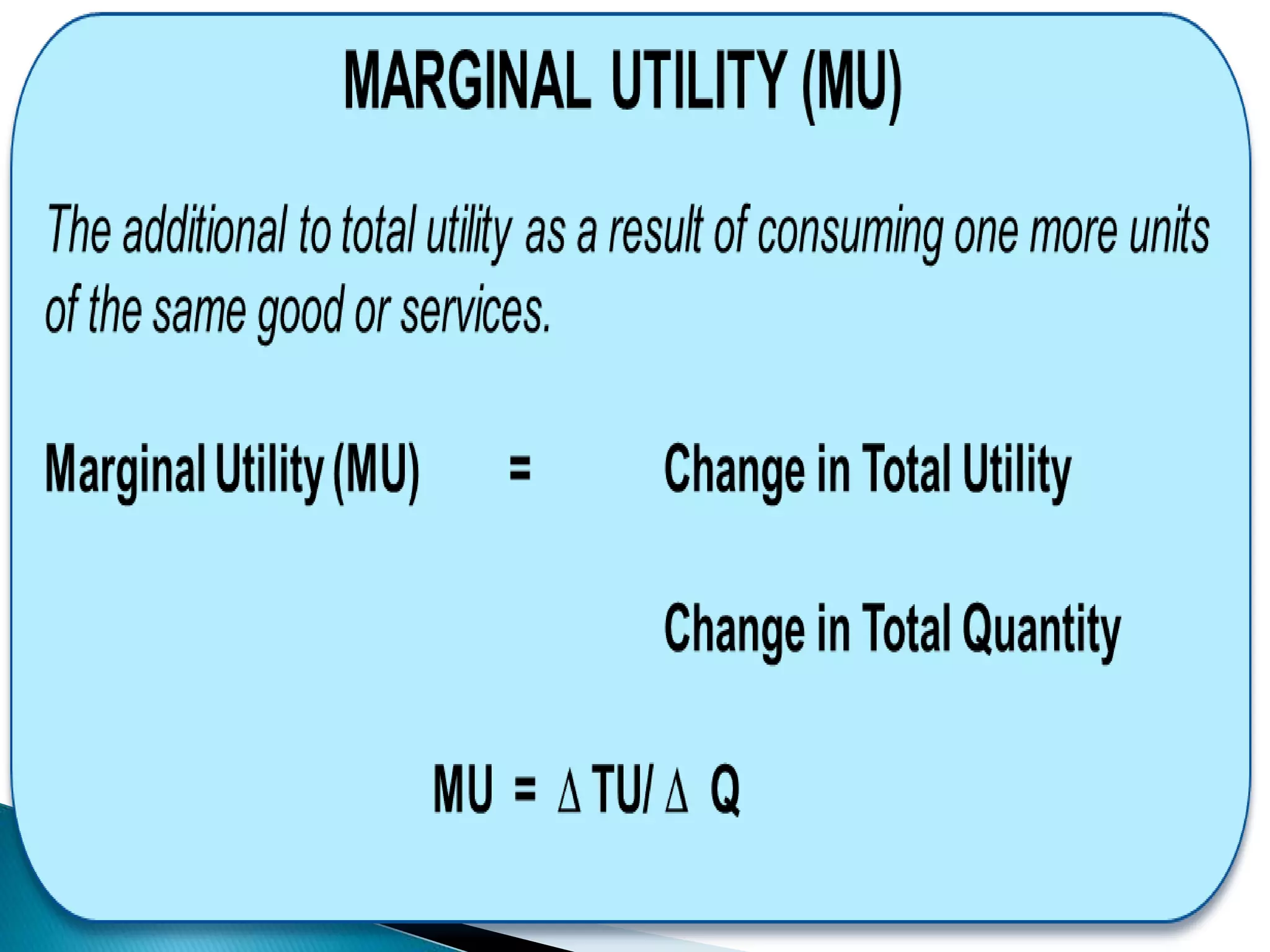 total and marginal utility | PPTX