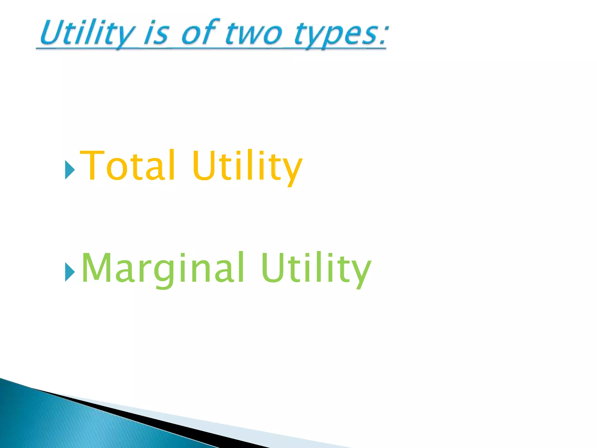 total and marginal utility | PPTX