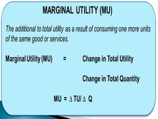 total and marginal utility | PPTX