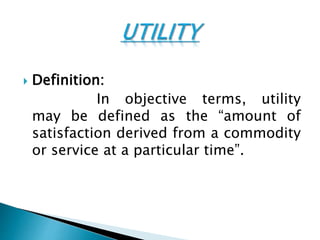 total and marginal utility | PPTX