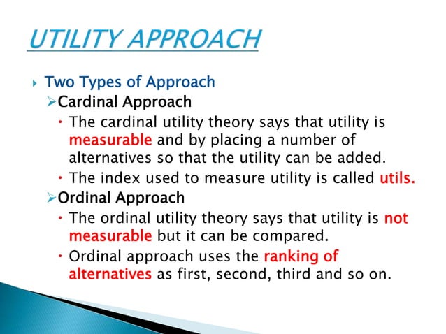 total and marginal utility | PPTX