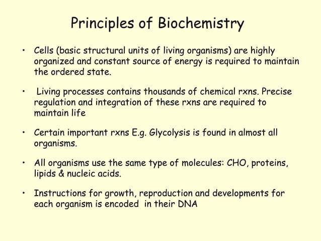 ppt on introduction to biochemistry and cell | PPT | Biological Sciences | Science