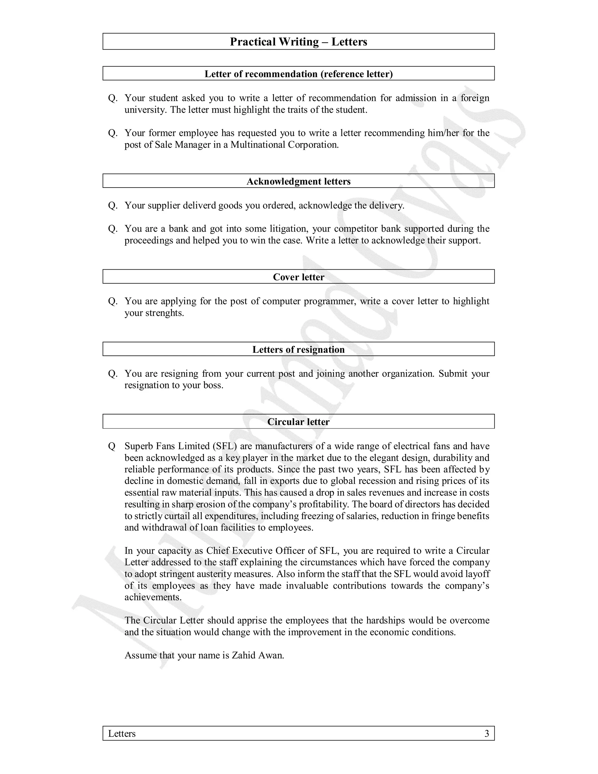 01 practical writing all letters | PDF