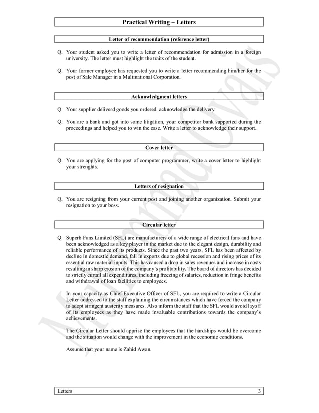 01 practical writing all letters | PDF