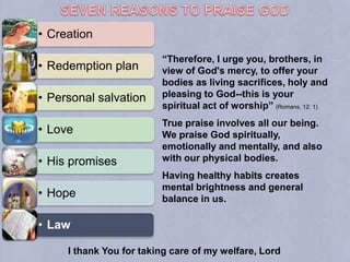 01 Praise God | PPTX