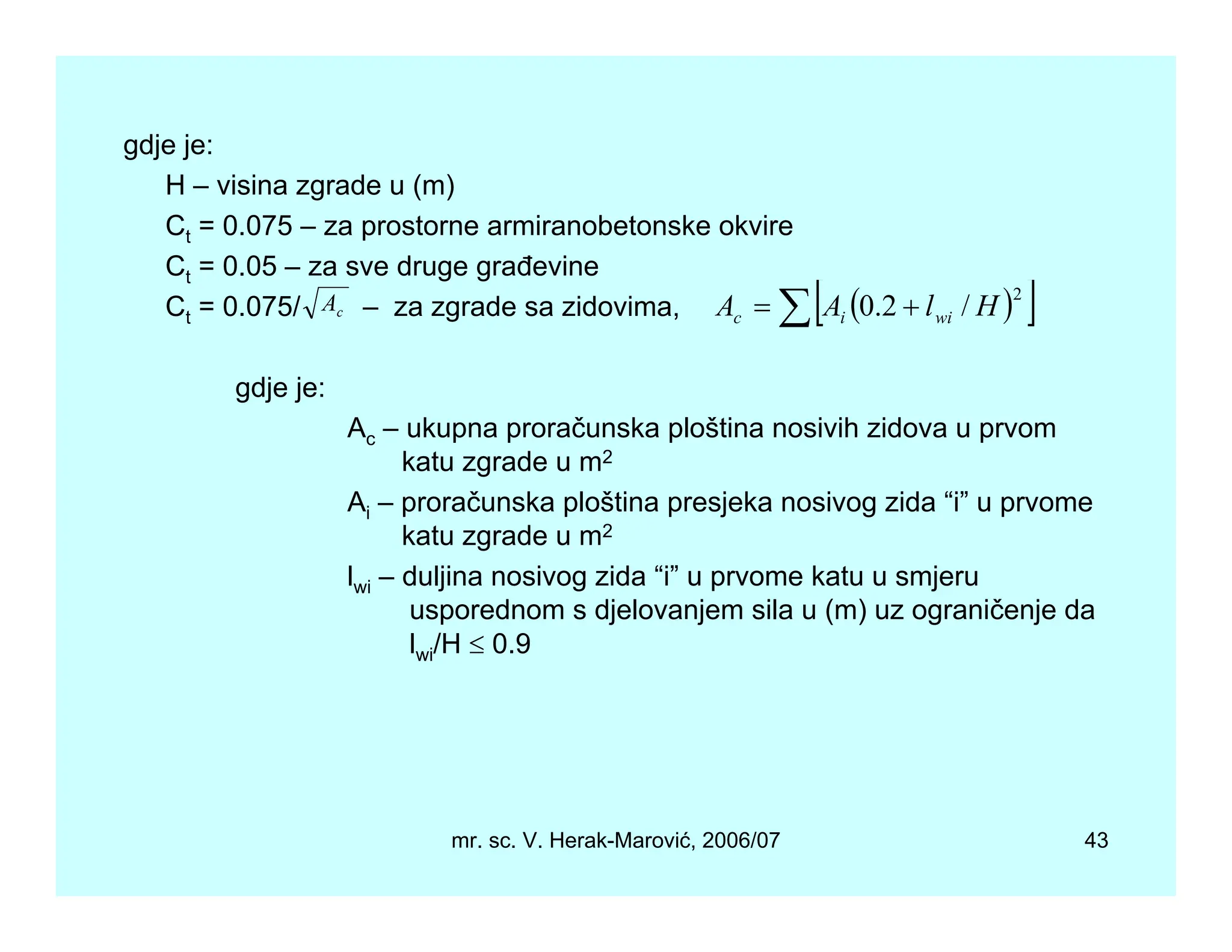 01 predavanje - Betonske konstrukcije II | PDF