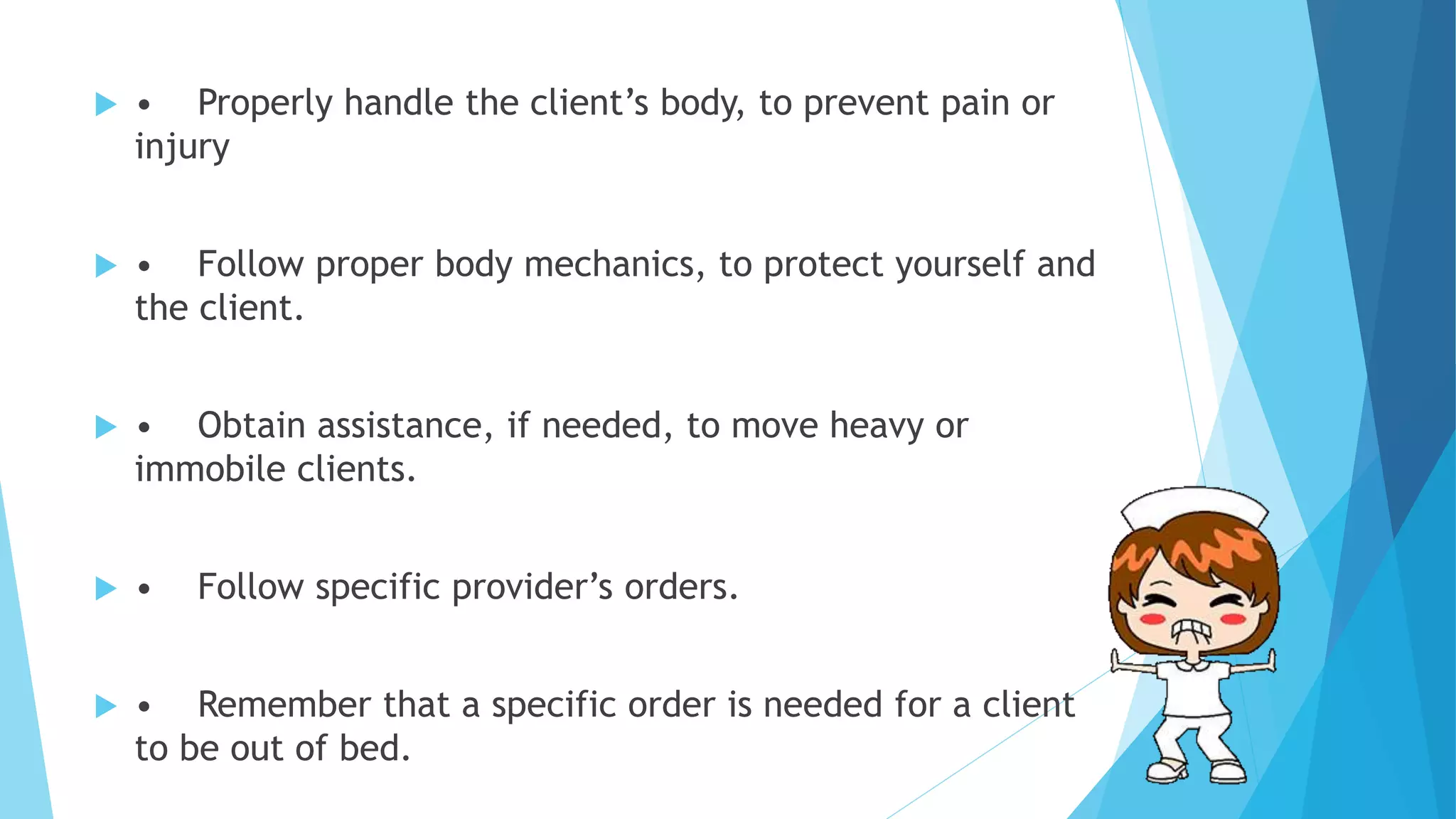 HEALTH ASSESSMENT - BODY MECHANICS | PPTX