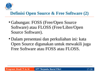 01 presentasi definisi_dan_sejarah_open_source | PPT