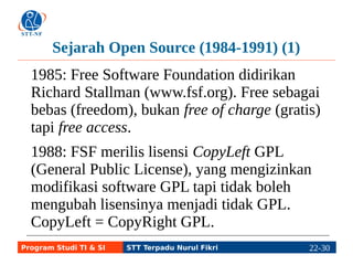 01 presentasi definisi_dan_sejarah_open_source | PPT