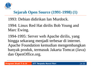 01 presentasi definisi_dan_sejarah_open_source | PPT