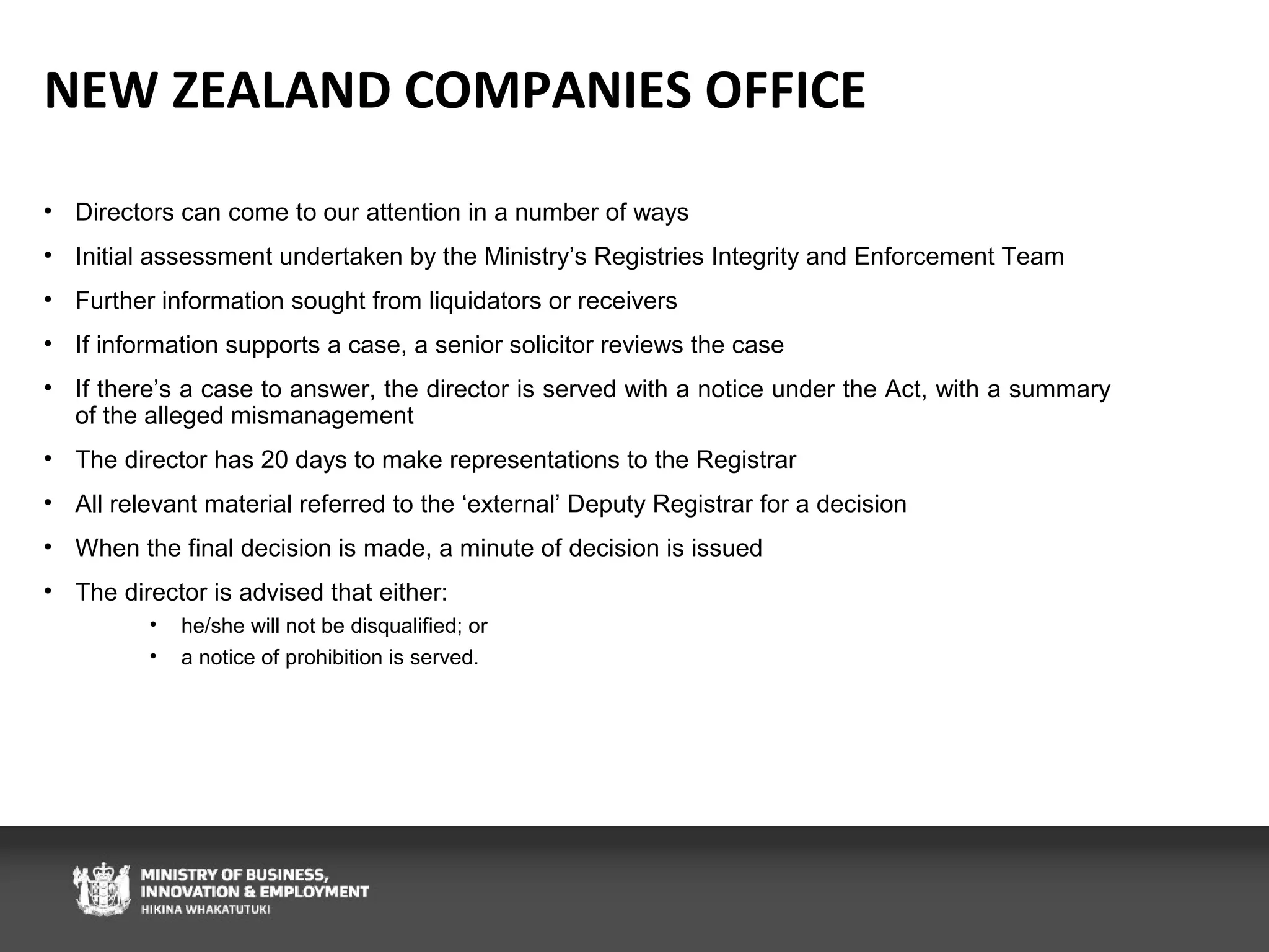 New Zealand Companies Office | PPT