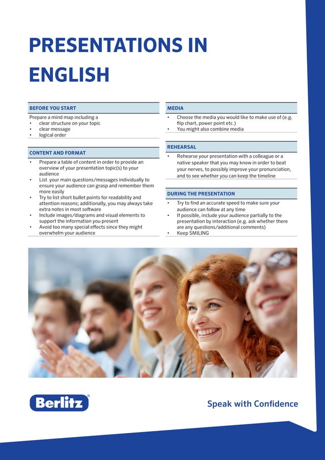 How to hold presentations in English | PDF