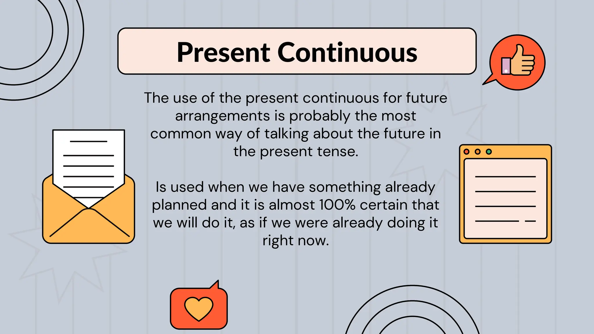Present Continuous for Future Arregements | PPTX