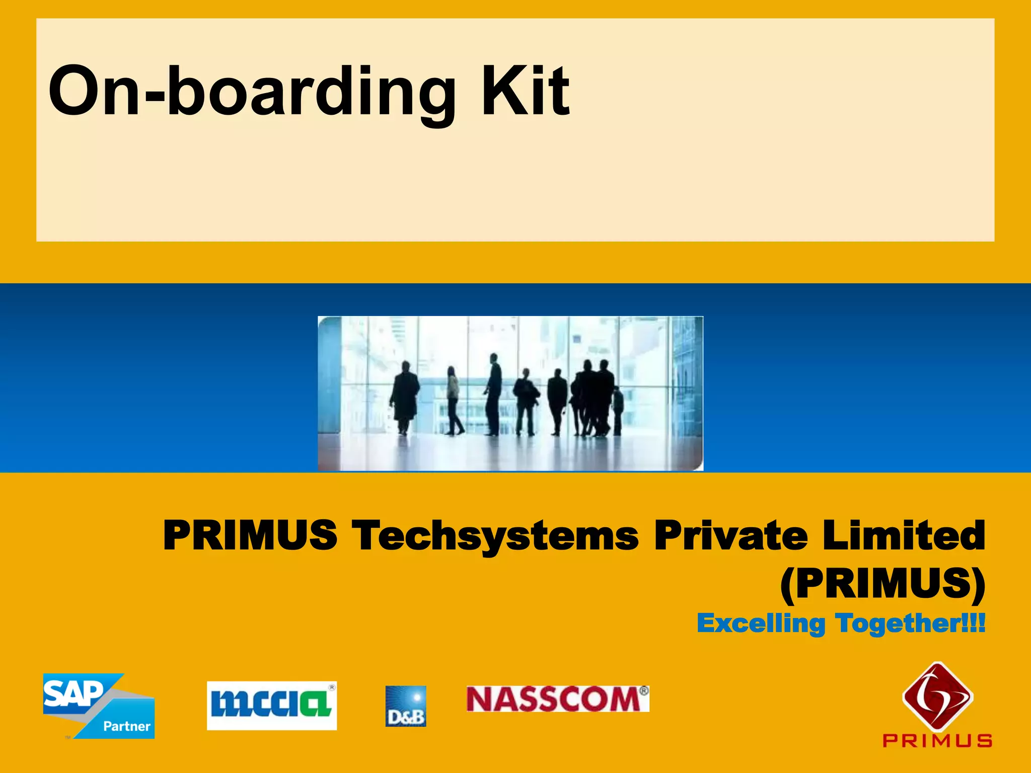 01 primus techsystems on boarding | PDF