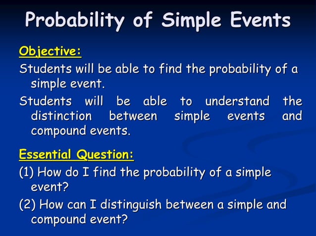 01_Probability of Simple Events.ppt