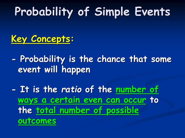 01_Probability of Simple Events.ppt