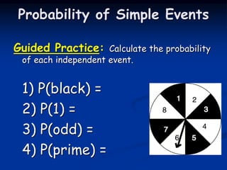 01 Probability Of Simple Events.ppt