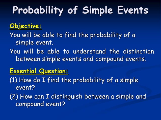 01_Probability of Simple Events.ppt