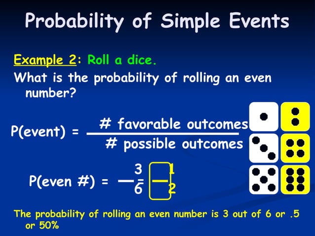 01_Probability of Simple Events.pptx math 10 | PPTX