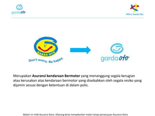 Product Knowledge Asuransi GARDA OTO | PPTX